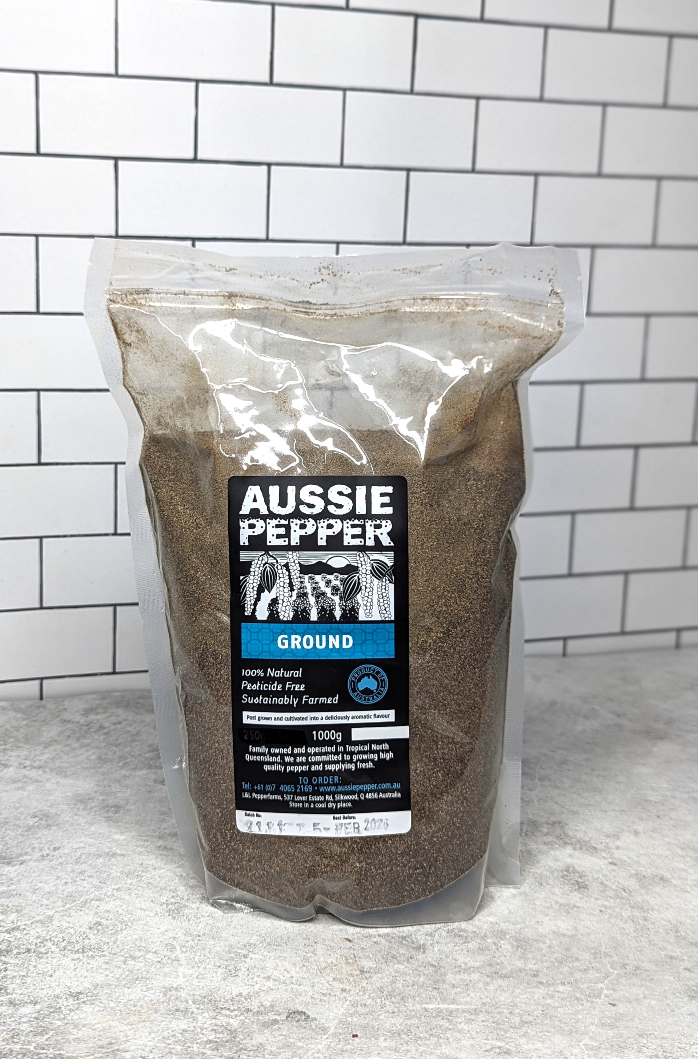 1kg Aussie Pepper Ground Pepper | Babinda Meats